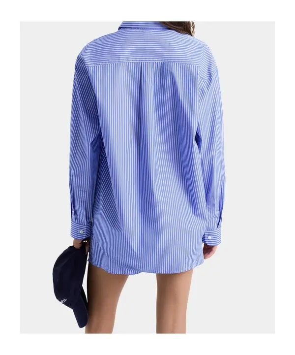 SPORTY  RICH Sporty Rich Oversized Striped Shirt