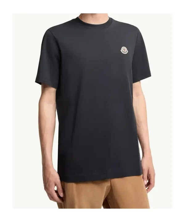 Moncler Logo Patch Cotton T-shirt