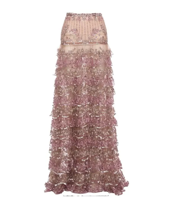 Valentino Garavani Sequined Midi Skirt
