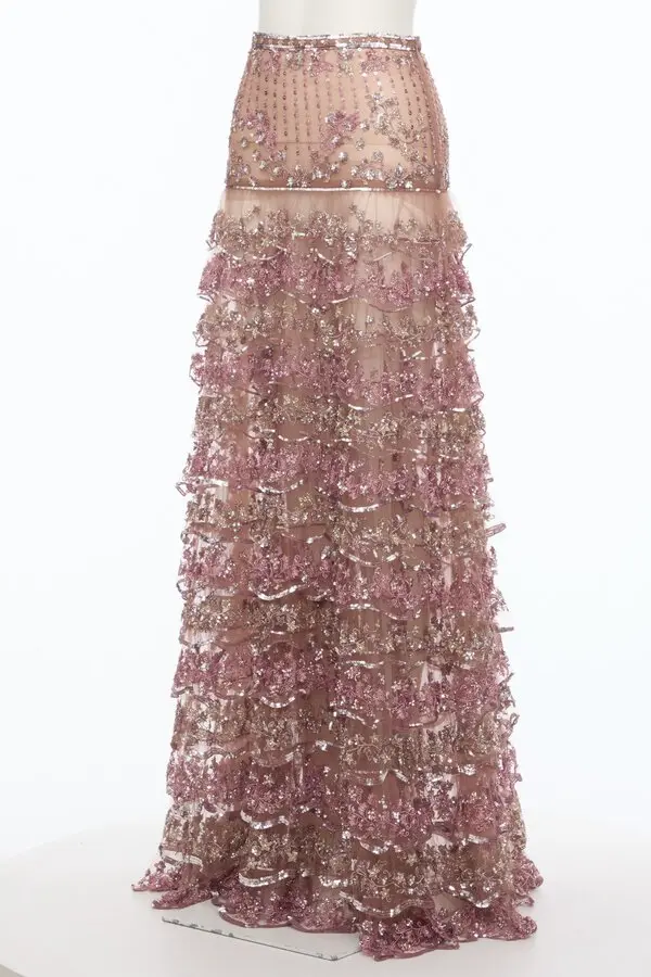 Valentino Garavani Sequined Midi Skirt