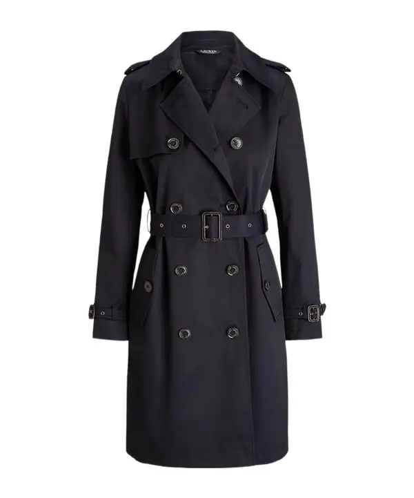 Ralph Lauren Double-breasted Belted Trench Coat