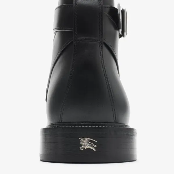Burberry Leather Manor Jodhpur Boots