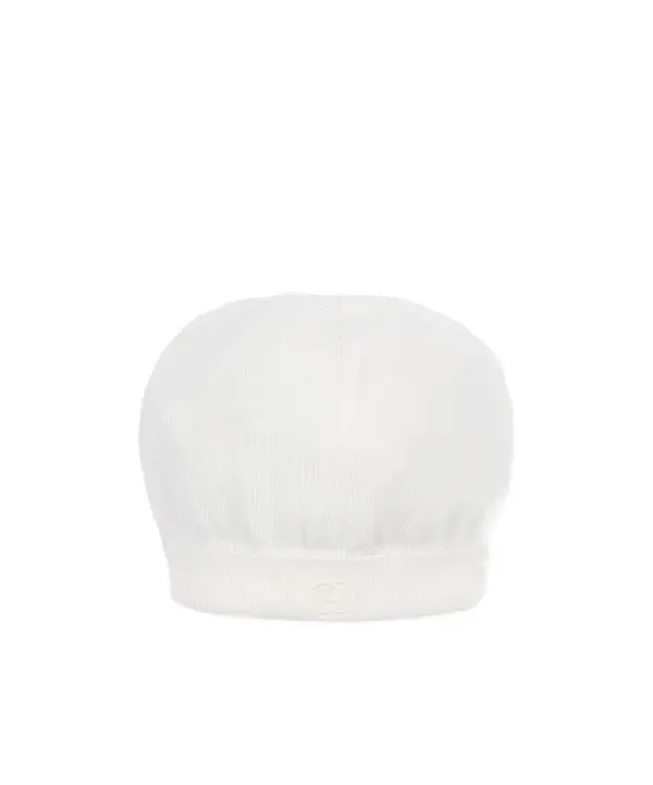 Gucci Gg Pattern Knit Hat - Ivory