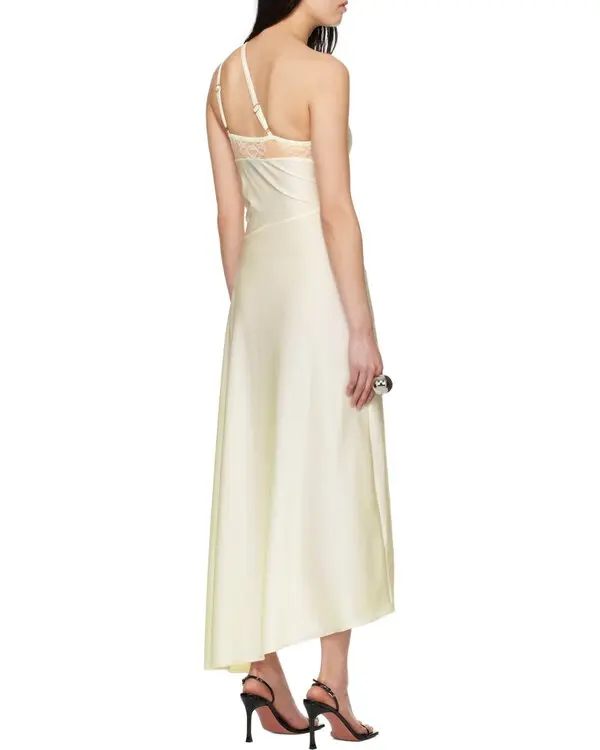 Coperni Asymmetrical Lace Paneled Dress