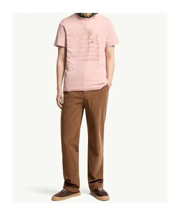 Moncler Padded Gilet Print T-shirt