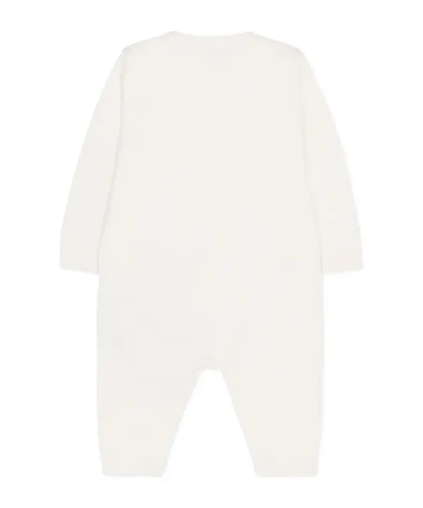 Gucci Logo Embroidered Cotton Babygrow