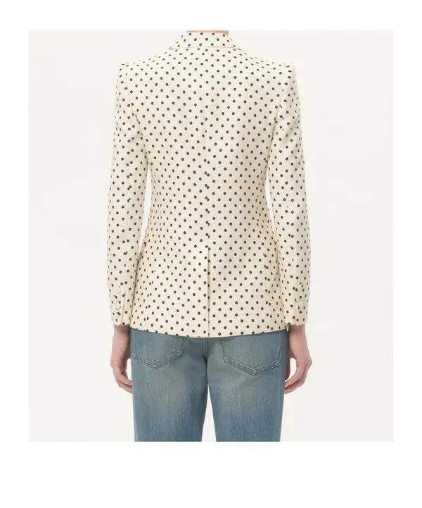 Valentino Garavani Supergran Polka-dot Printed Blazer