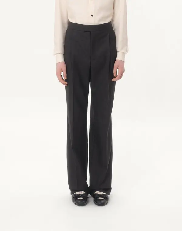 Valentino Garavani Gabardine Straight Leg Pants