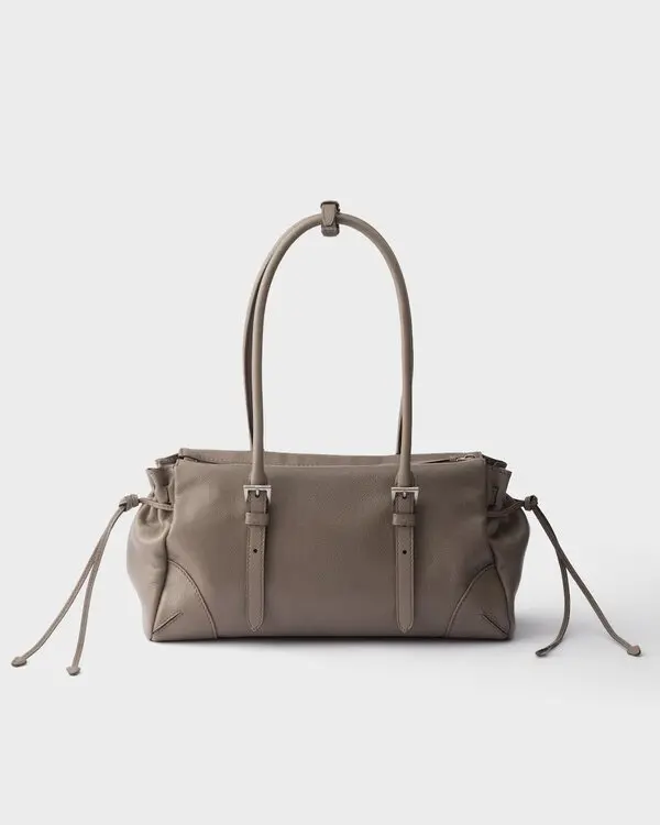 Prada Karin Medium Antiqued Leather Tote Bag