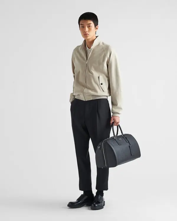 Prada Saffiano Leather Travel Bag