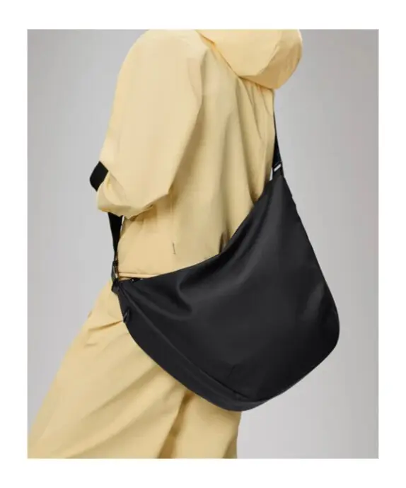 Rains Valera Large Shoulder Bag - Black