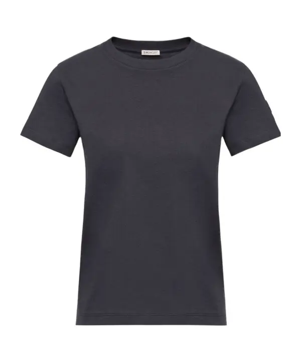 Moncler Logo Patch Cotton Jersey T-shirt
