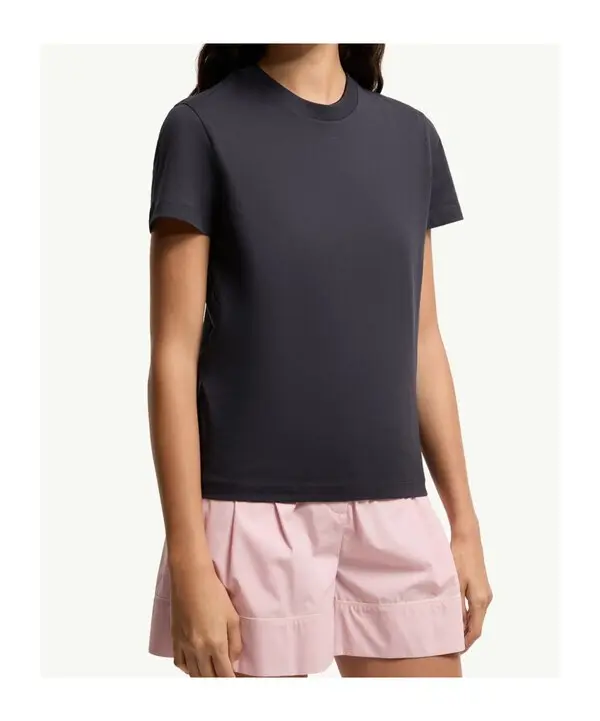 Moncler Logo Patch Cotton Jersey T-shirt