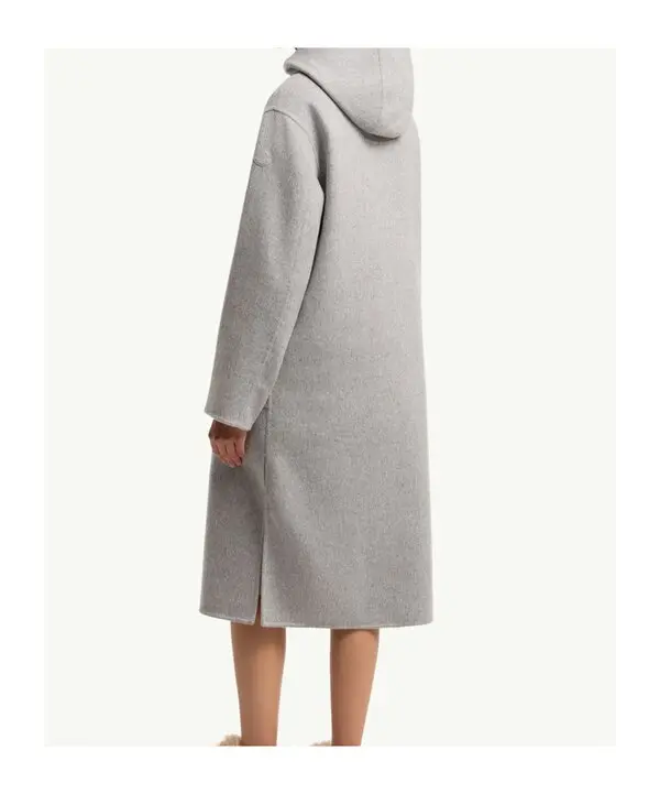 Moncler Anthrene 3-in-1 Wool Cashmere Blend Hooded Down Jacket
