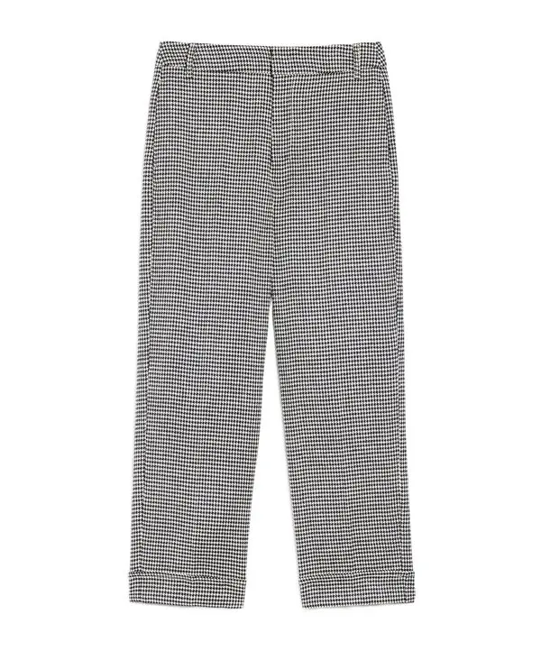 Max Mara Linen And Cotton Basketweave Trousers