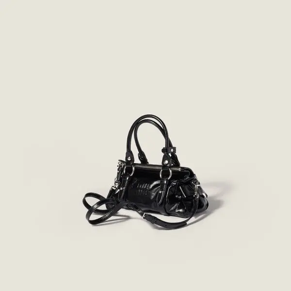 Miu Miu Shiny Leather Handbag