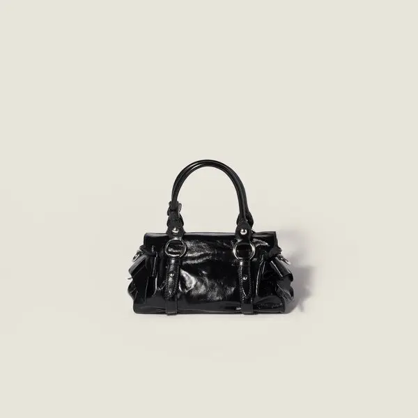 Miu Miu Shiny Leather Handbag