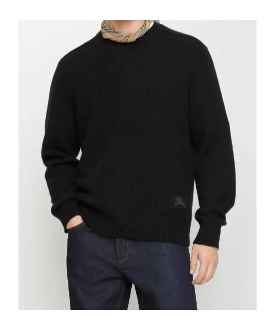 Burberry Cashmere Sweater With Equestrian Knight Design