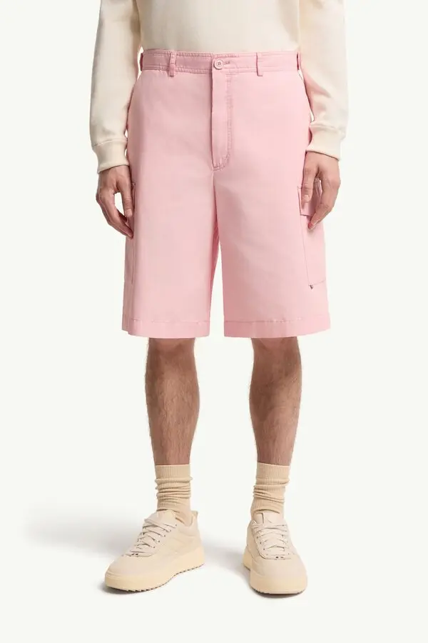Moncler Gabardine Cargo Shorts