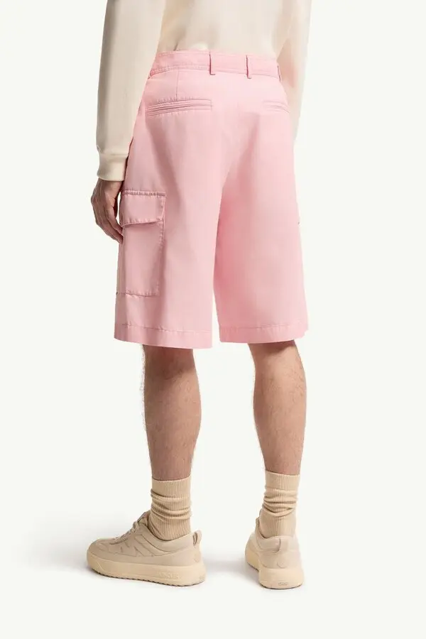 Moncler Gabardine Cargo Shorts