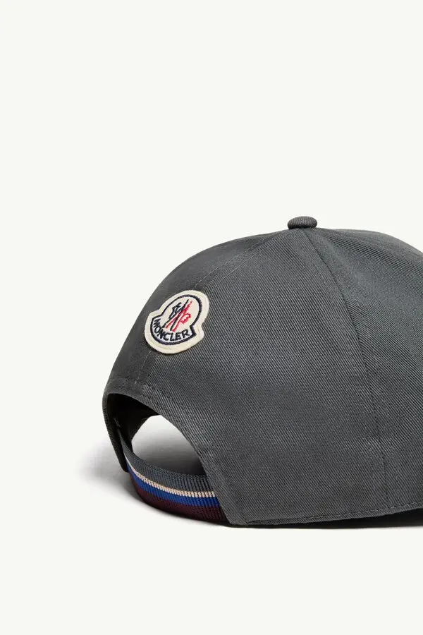 Moncler Cotton Gabardine Baseball Cap