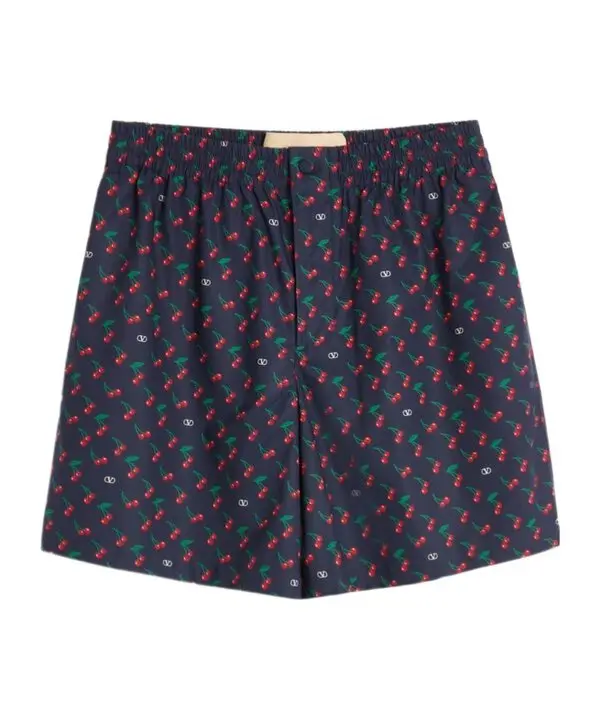 Valentino Garavani All-over Cherry Printed Shorts