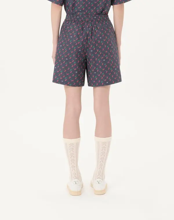 Valentino Garavani All-over Cherry Printed Shorts