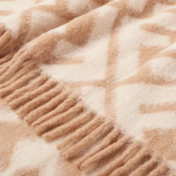 Fendi Ff Blanket - Beige