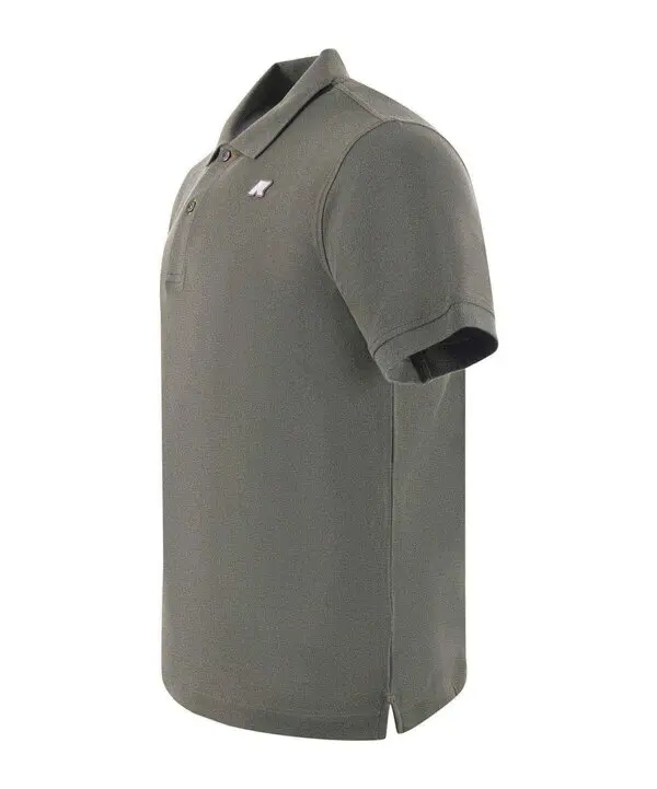 K-WAY Logo Patch Short-sleeved Polo Shirt