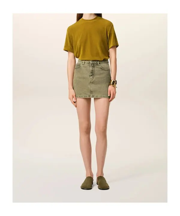 AMI Paris Belt Loop Skirt