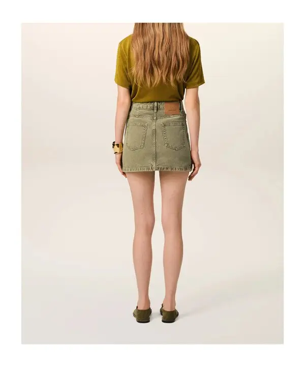 AMI Paris Belt Loop Skirt