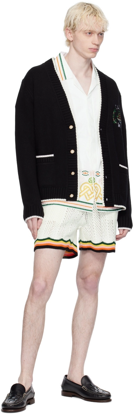 Casablanca Gradient Heart Embroidered Shirt
