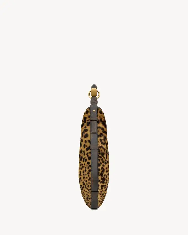 Saint Laurent Mombasa Leopard Print Medium Tote Bag