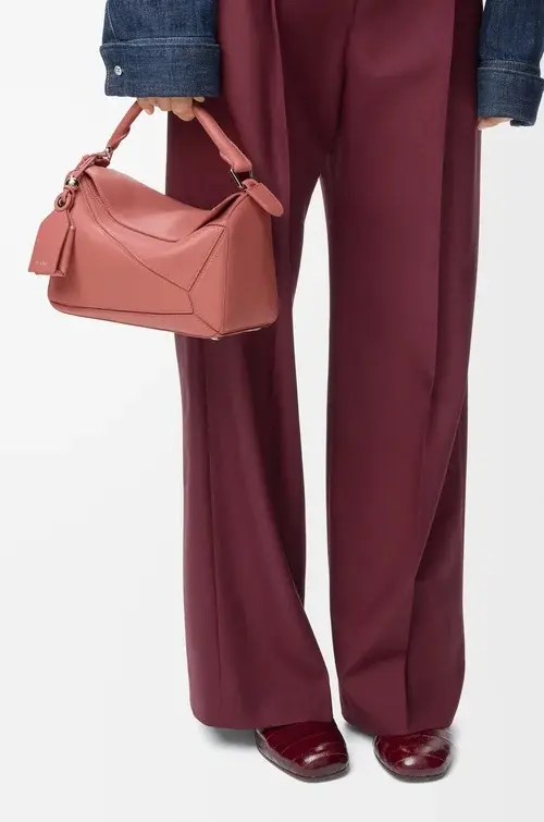 Loewe Small Featherlight Puzzle Bag In Nappa Lambskin
