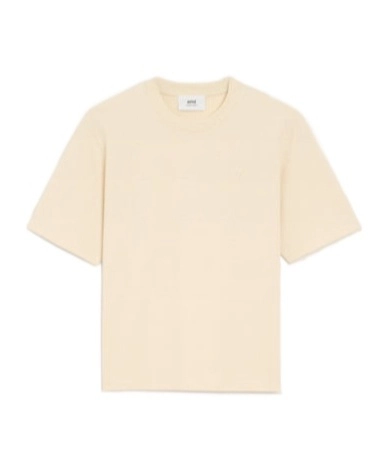 AMI Paris De Coeur T-shirt - Ivory