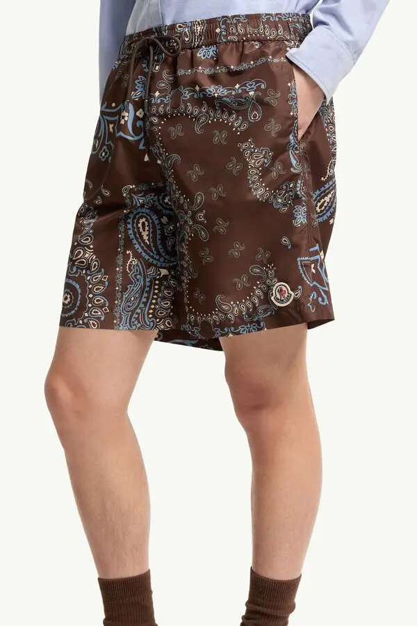 Moncler Floral Swim Shorts