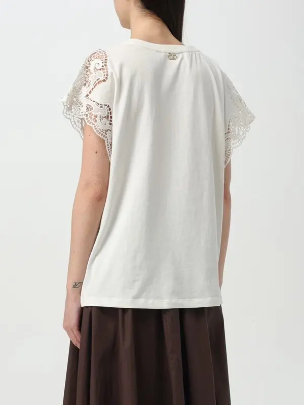 TWINSET Lace Regular Fit T-shirt