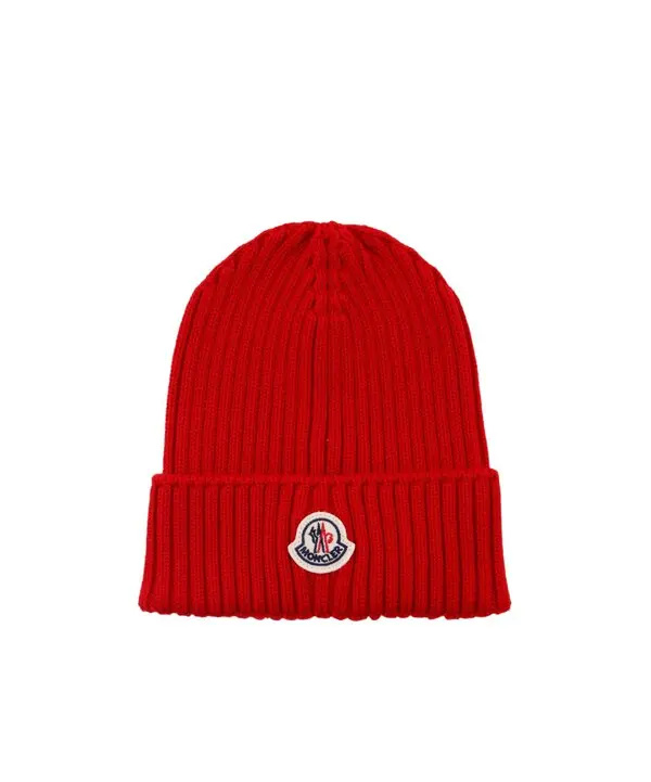 Moncler Logo Patch Beanie