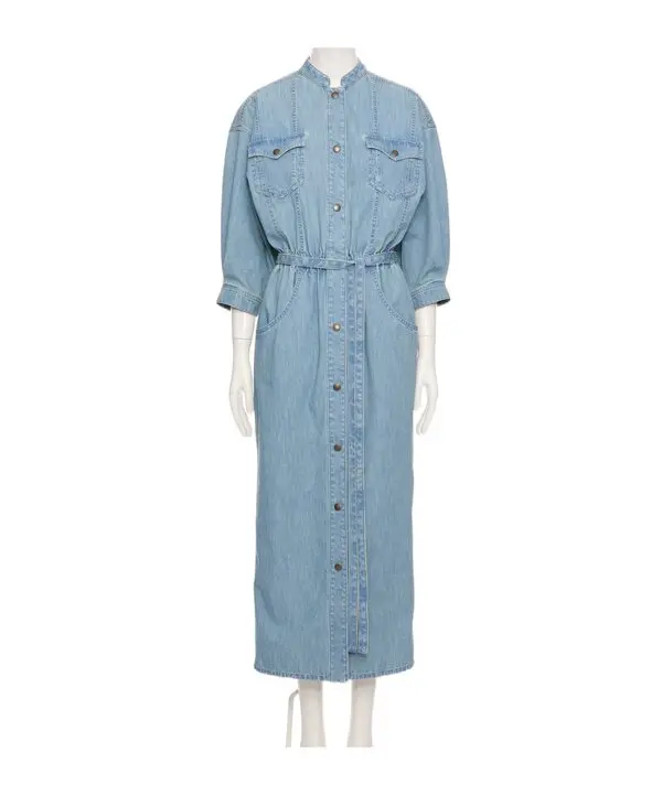Valentino Garavani Long-sleeved Dress - Blue