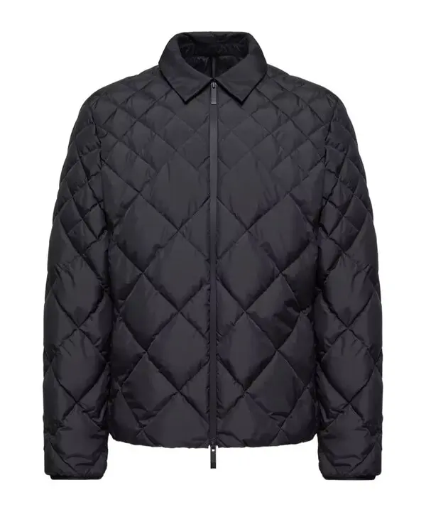 Moncler Atria Diamond-quilted Down Shirt Jacket
