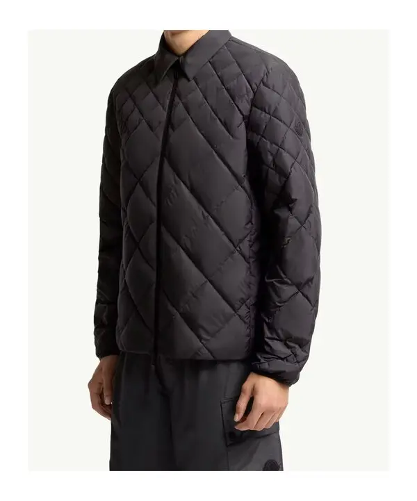Moncler Atria Diamond-quilted Down Shirt Jacket