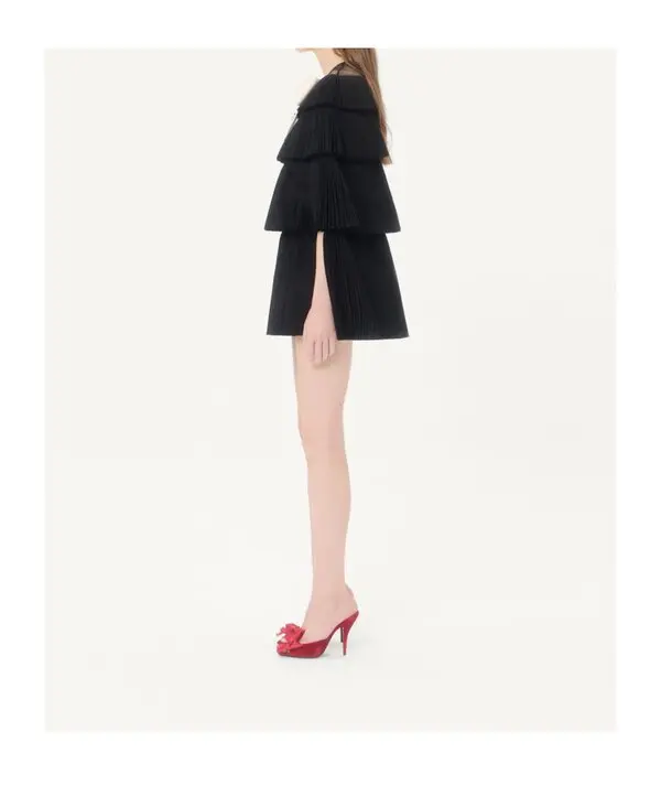 Valentino Garavani Bow-tie Cape Coat