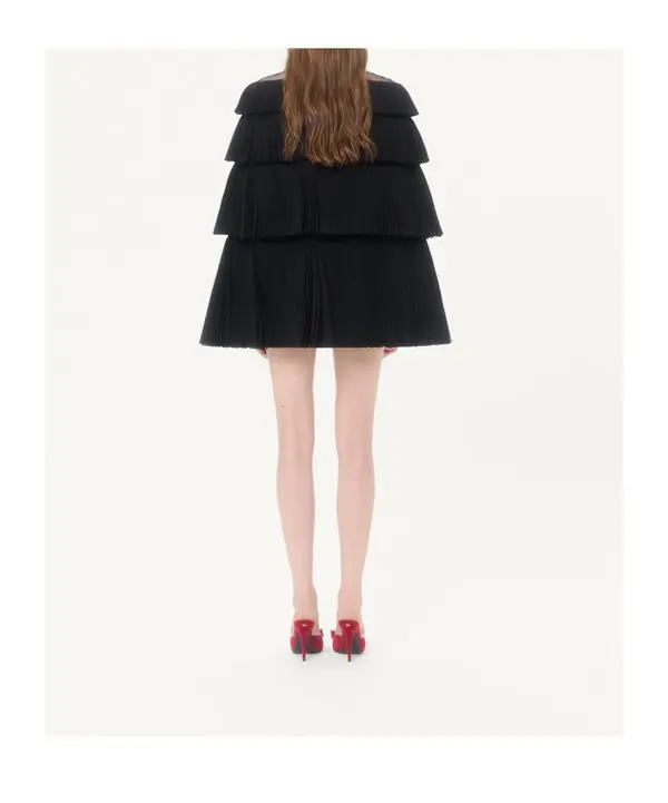 Valentino Garavani Bow-tie Cape Coat