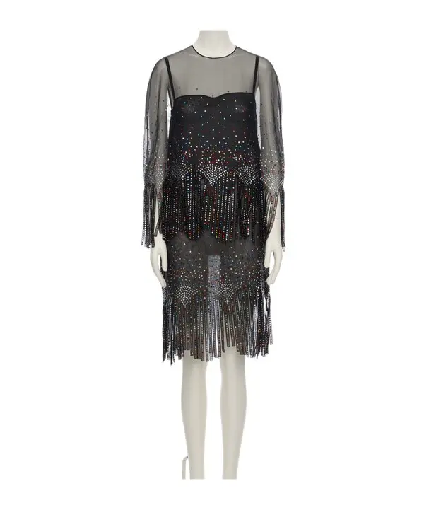 Valentino Garavani Round-neck Dress - Black