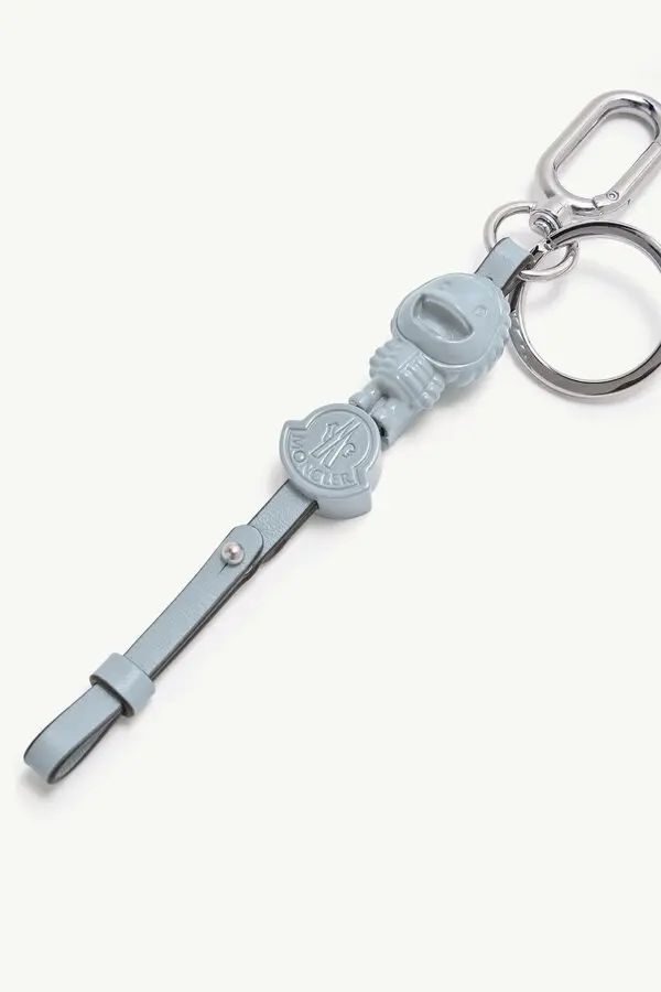 Moncler Mascotte Leather Key Holder