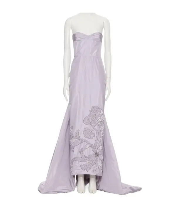 Valentino Garavani Strapless Embellished Gown - No