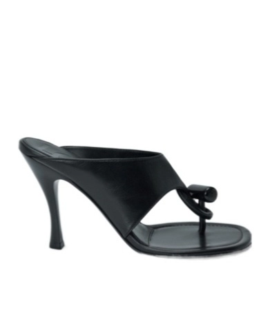 Loewe Shiny Smooth Calfskin Toggle Sandals