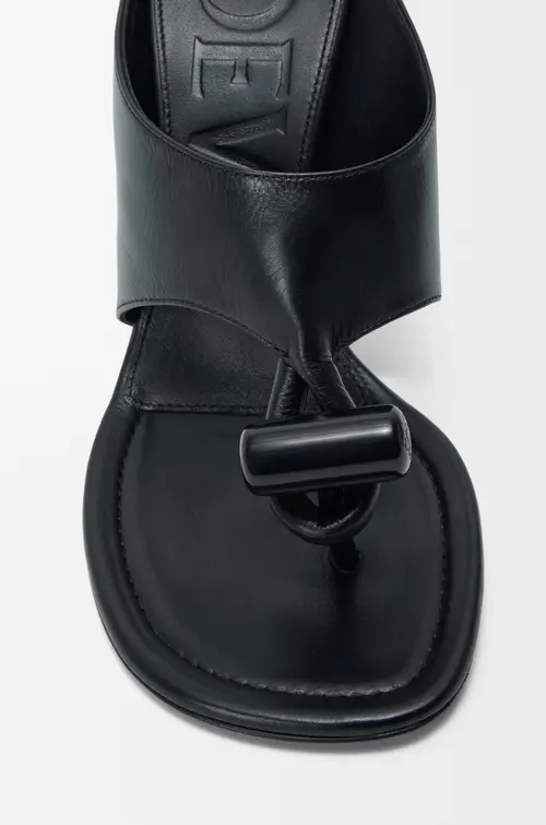 Loewe Shiny Smooth Calfskin Toggle Sandals
