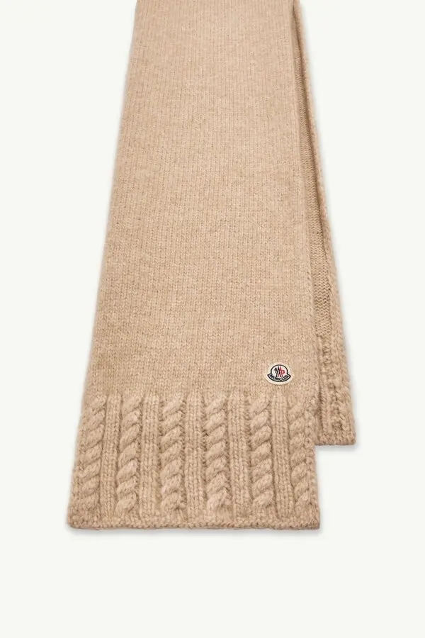Moncler Alpaca Blend Knit Scarf