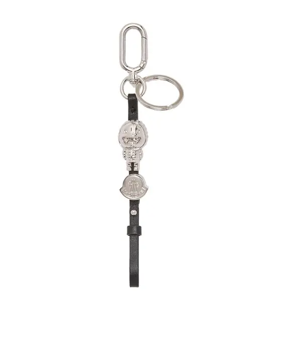 Moncler Mascotte Leather Key Holder